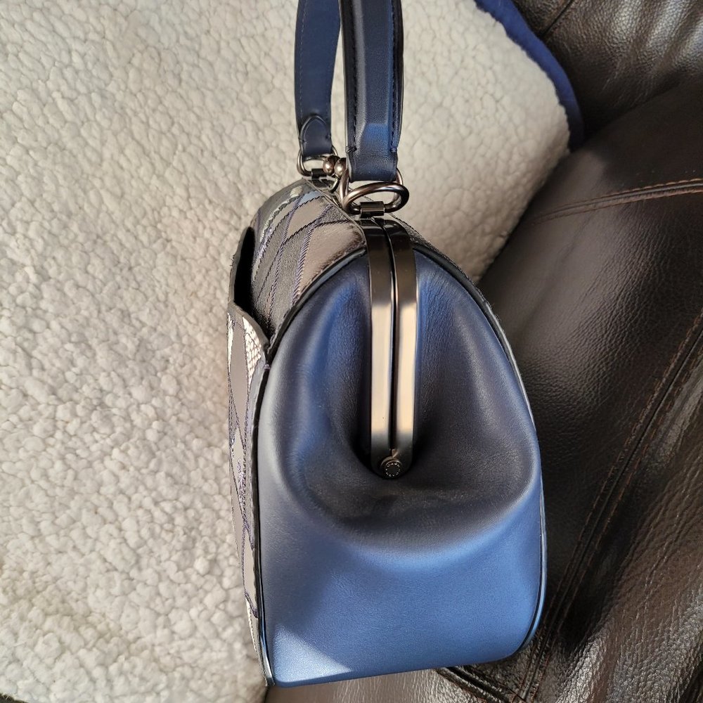 Coach Patchwork Leather Frame 1941 Kisslock Bag - Gem